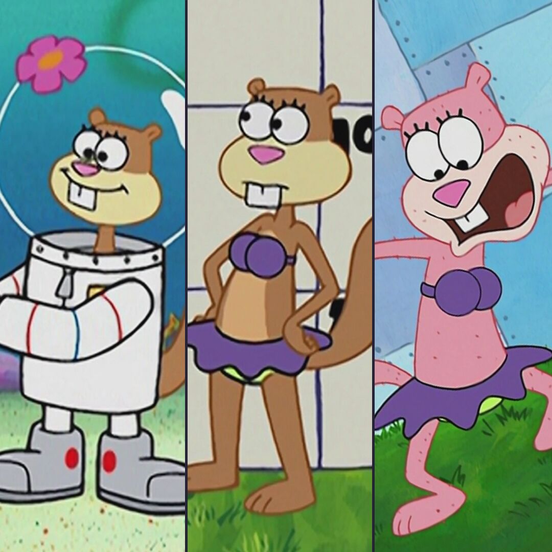 Spongebob Squarepants And Sandy Cheeks